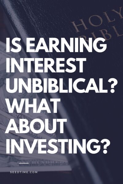 What does the Bible say about lending money with interest?