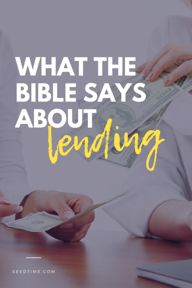 What the Bible says about about Lending